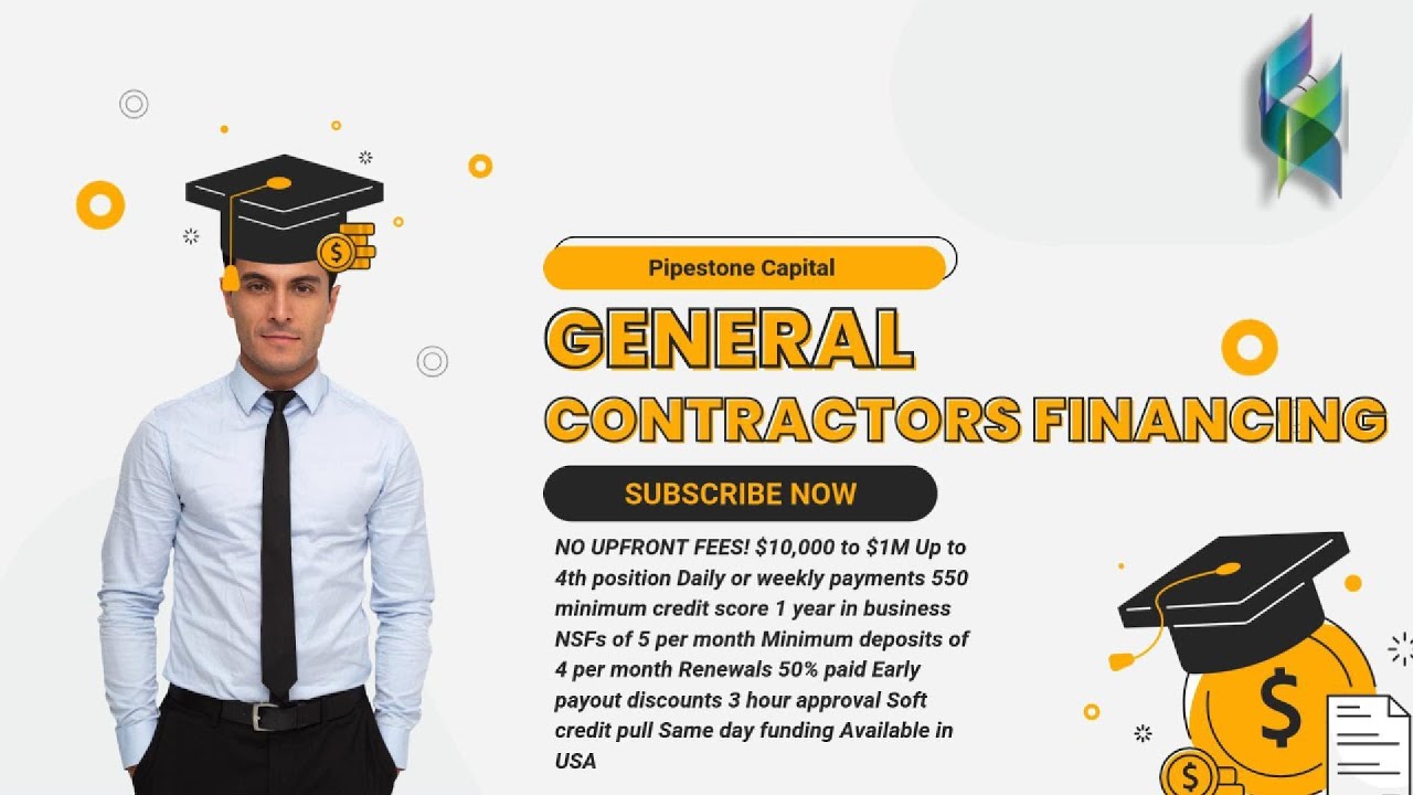 General Contractors Financing | Pipestone Capital - YouTube