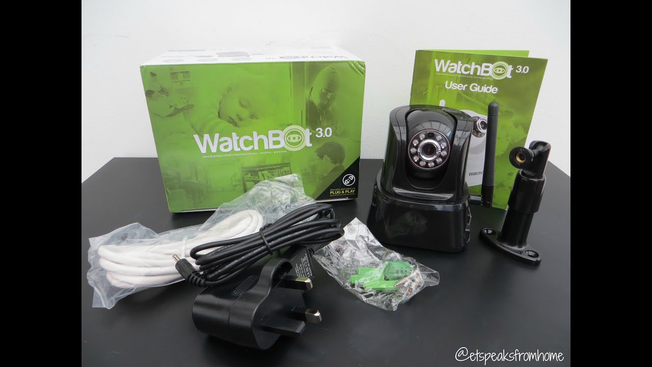 Watchbot 3 0 Home Security CCTV Camera Review - YouTube
