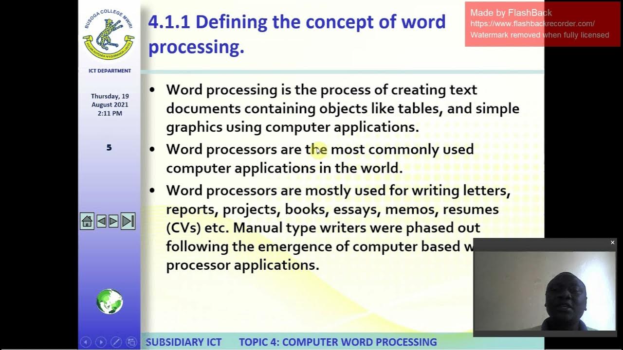 Word Processing - YouTube