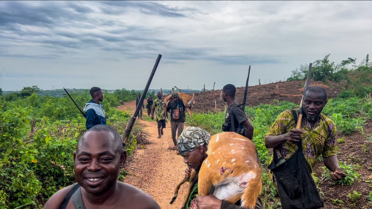 Nigerian hunters hunting for Ogun festival day1 - Hunting in Nigeria ...