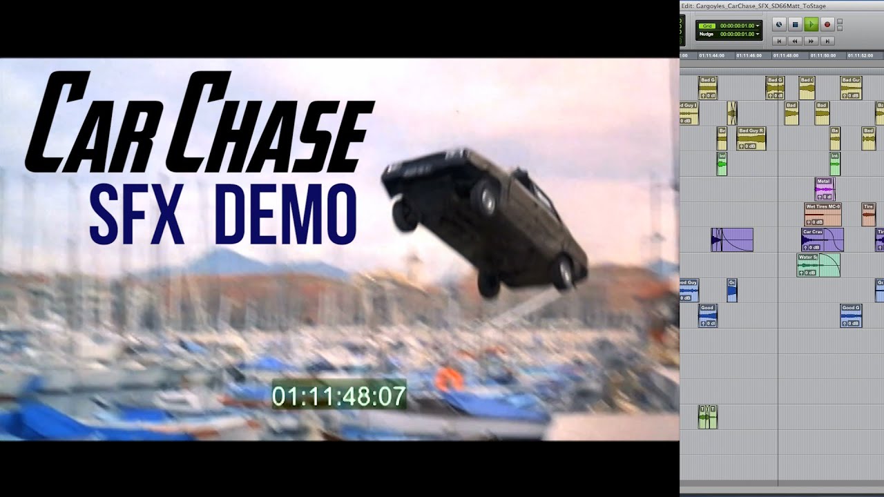 Gargoyle's Revenge - Car Chase SFX Re-Edit - YouTube