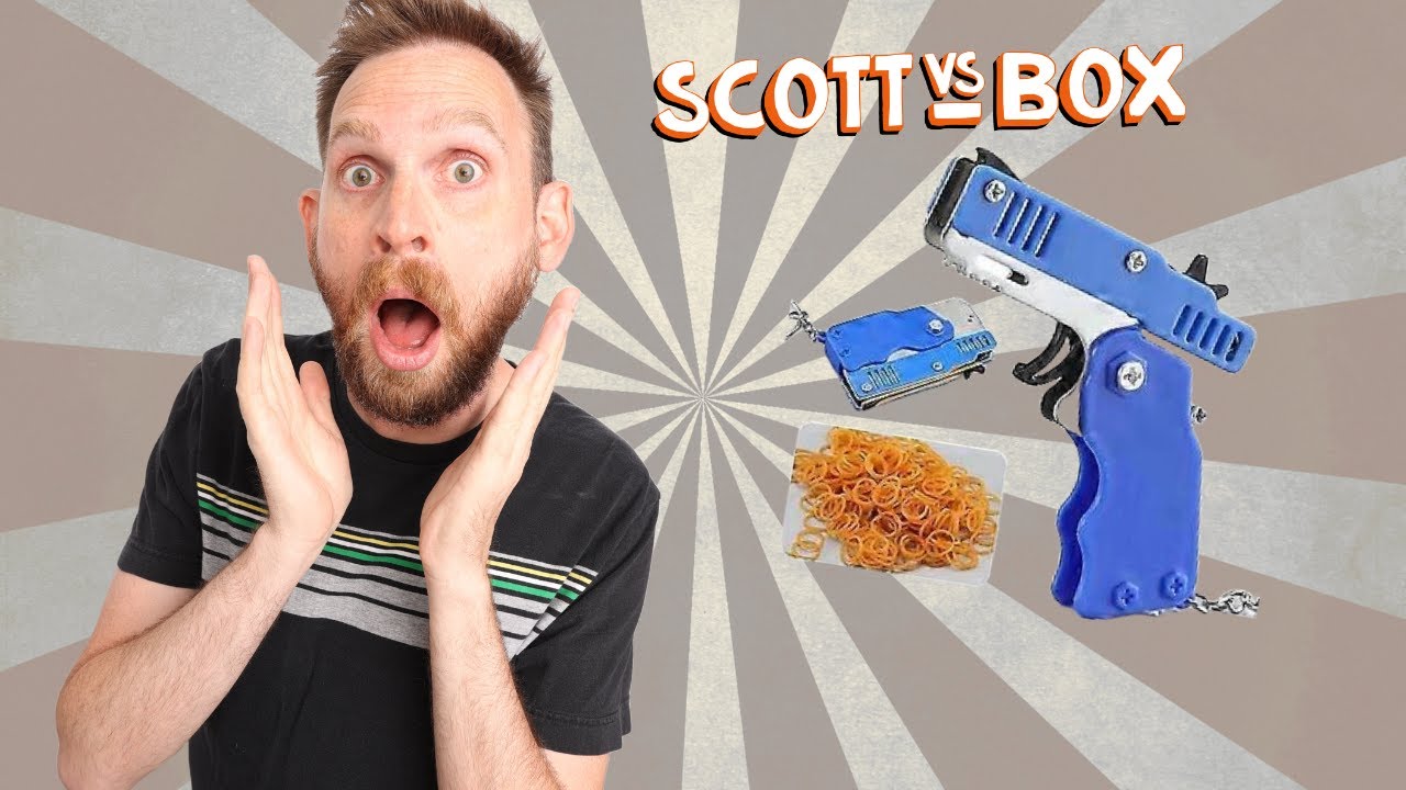 Temu Rubber Band Toy Gun Unboxing - YouTube