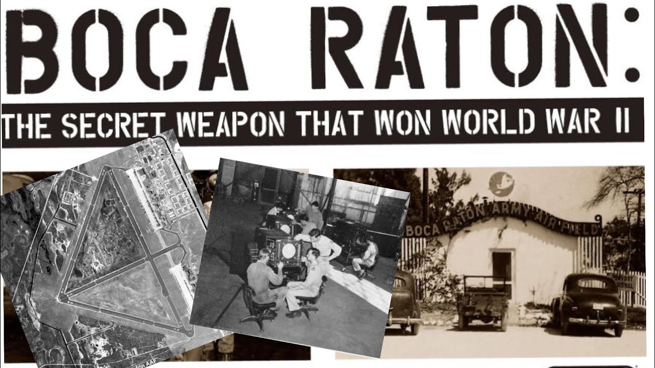 The Boca Raton army air field. 100,000 people training to fly - and ...