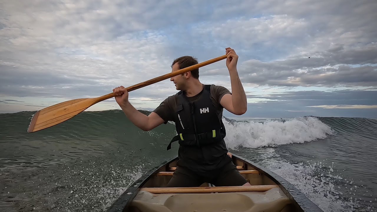 Canoe Sailing, Surfing and Sinking - YouTube