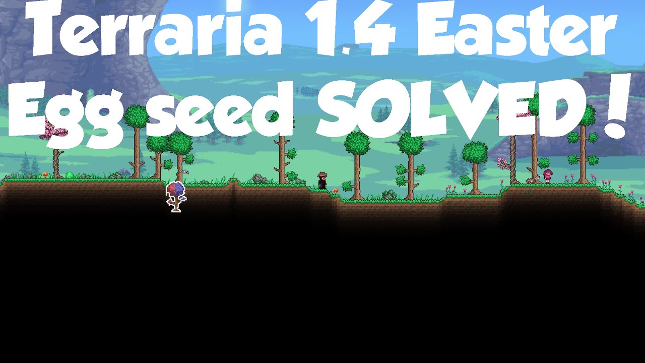 Terraria 1.4 easter egg seed SOLVED - YouTube