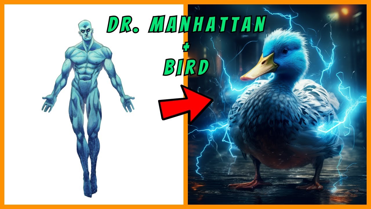 Birds In The Form Of Superheroes (Part 2) 💥 Characters Marvel & DC ...