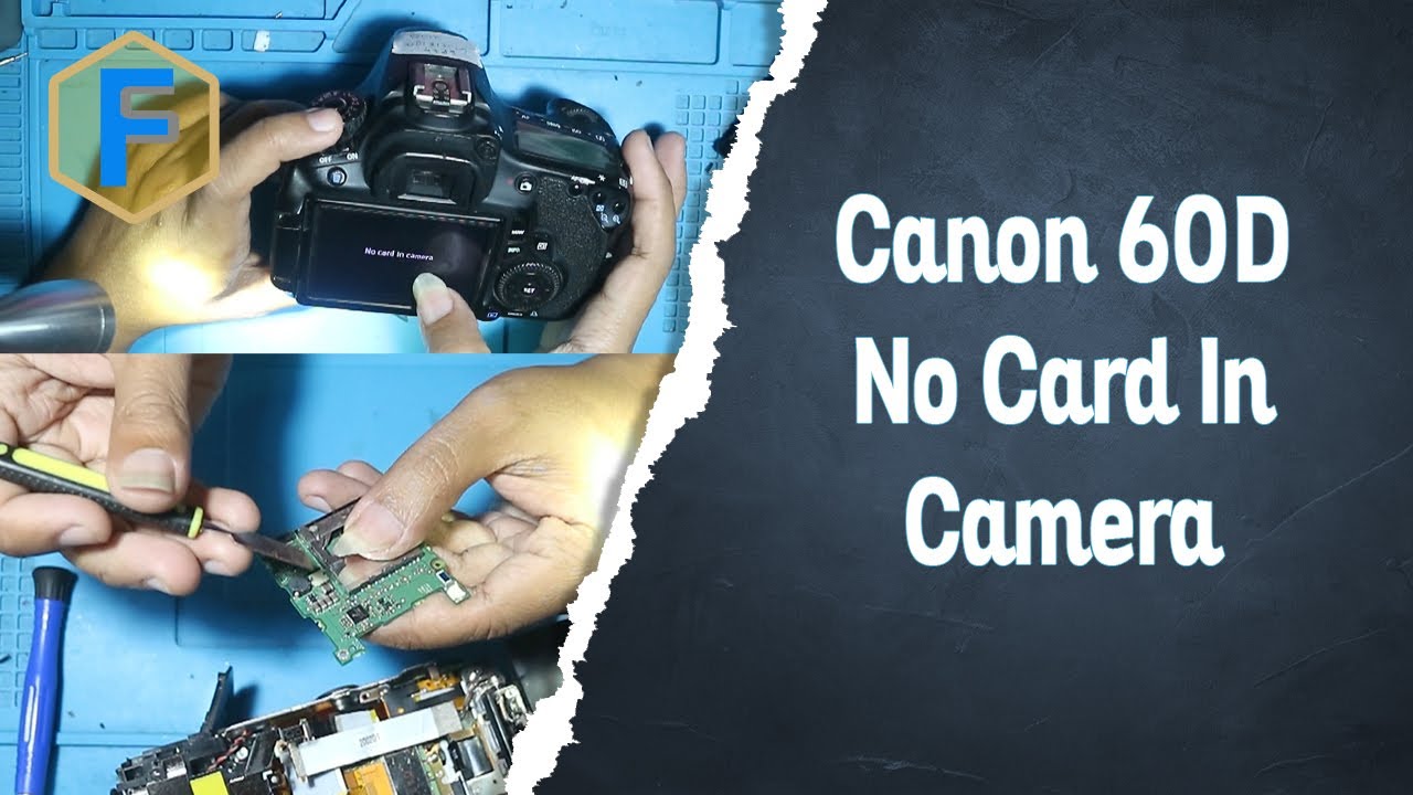 canon 60d no card in camera - YouTube