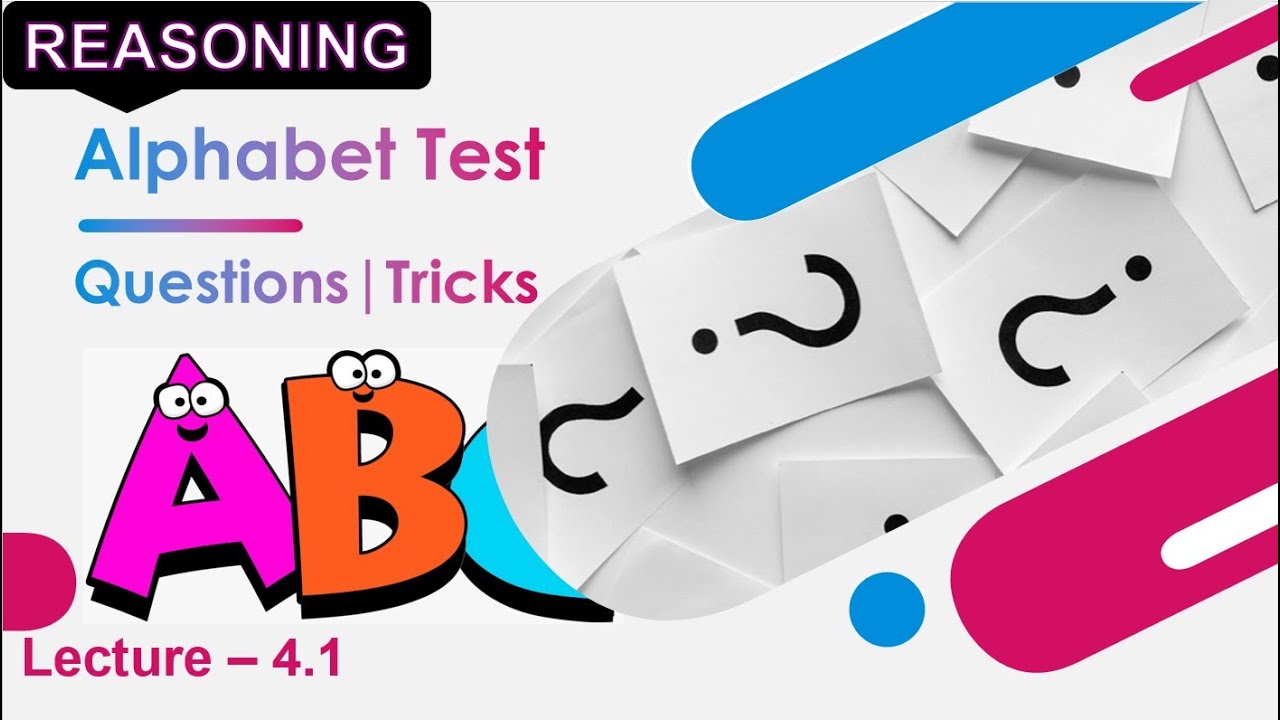 Alphabet Test Questions | Reasoning by Abhishek Singh | Lecture- 4.1 ...