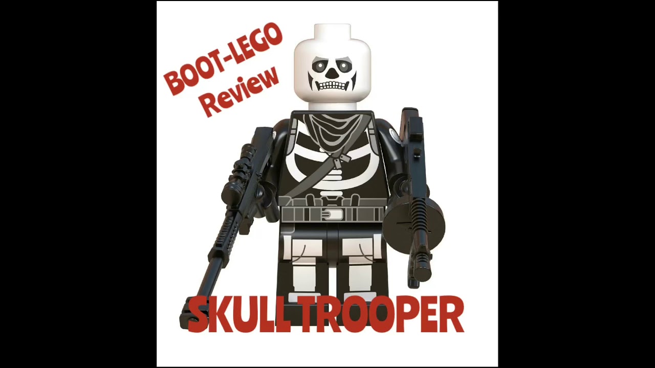 BOOT-LEGO SKULL TROOPER Minifig Review - YouTube