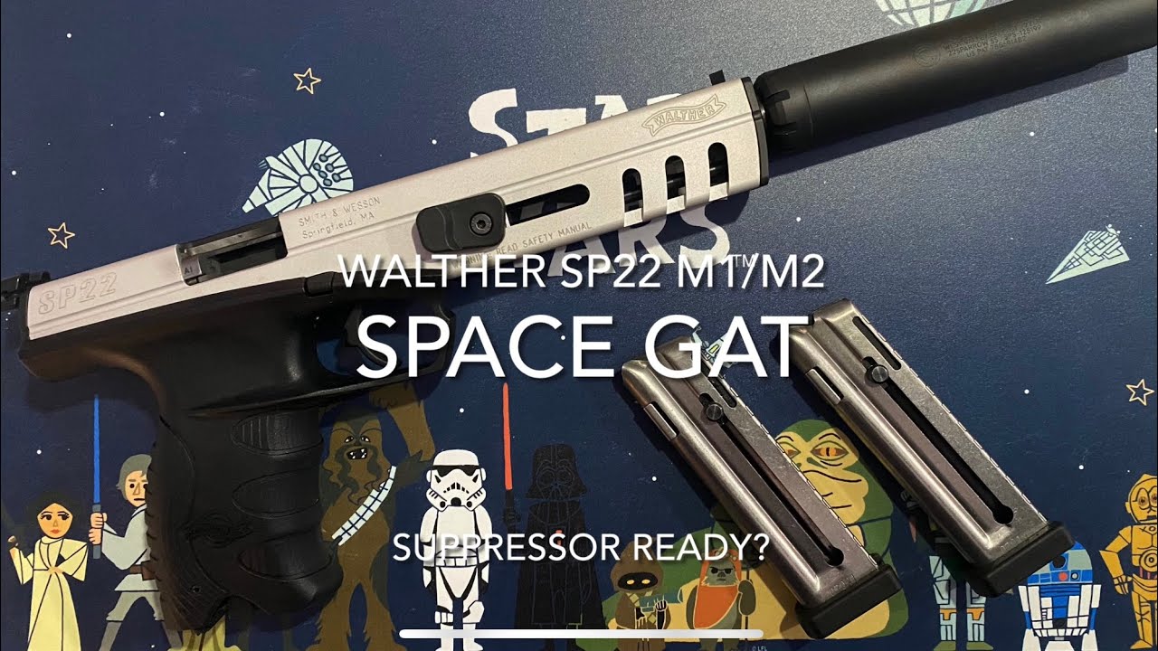 My Space Gat. The Walther SP22 M1/M2 supressed. - YouTube