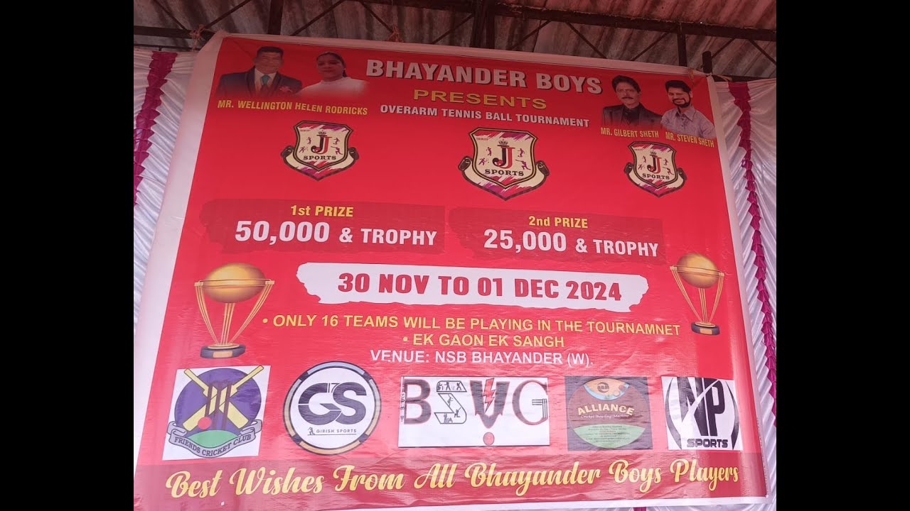 FINAL DAY || BHAYANDER BOYS PRESENT CRICKET TOURNAMENT 2024 || DIKA ...