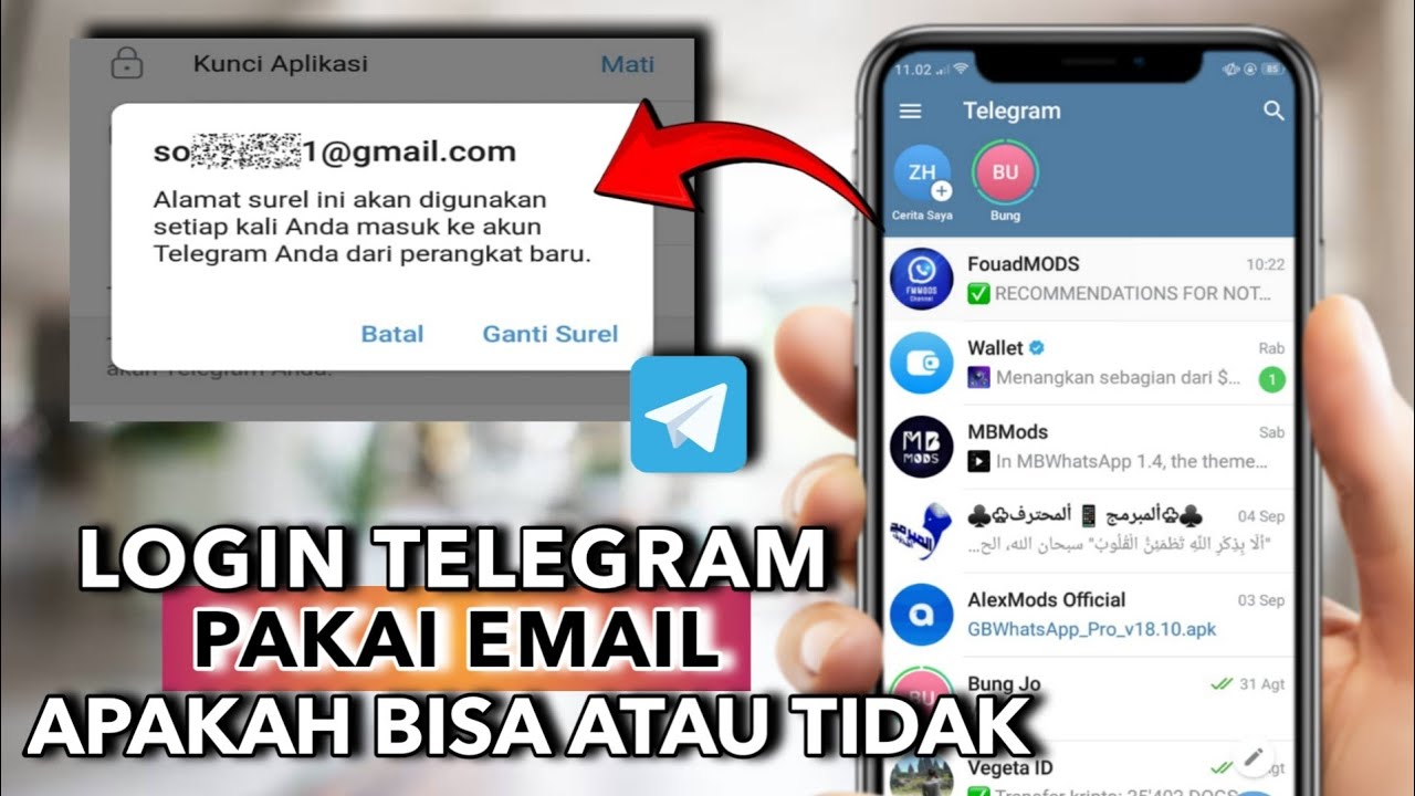 Cara Login Telegram Menggunakan Email | Panduan Lengkap - YouTube