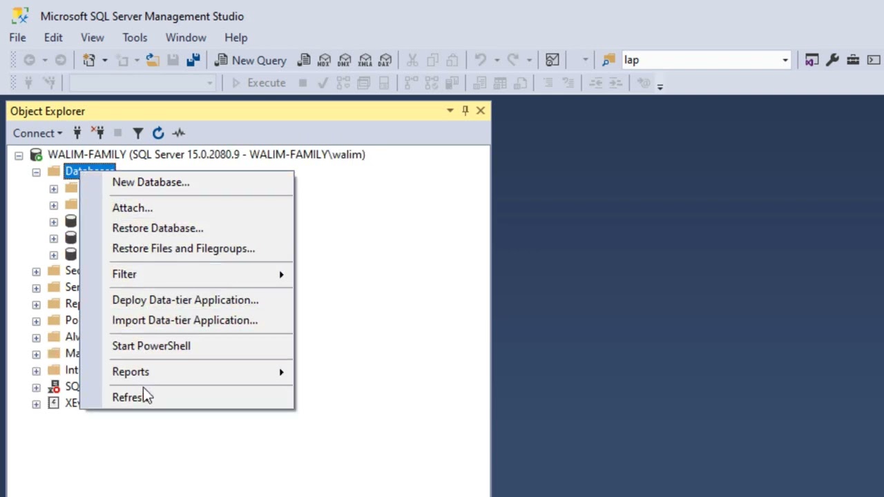 Solved DBeaver Restore SQL Server bak File 9to5Answer Solved DBeaver Restore SQL Server bak File 9to5Answer