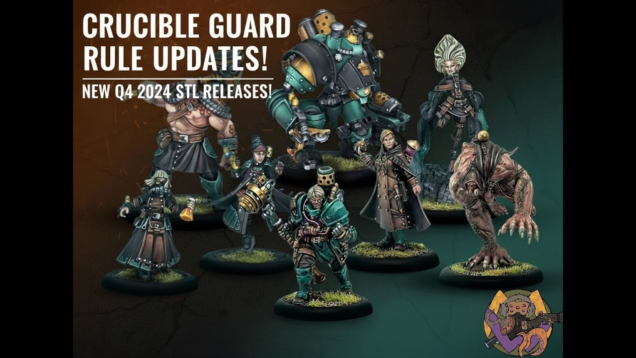 CRUCIBLE GUARD RULES UPDATE! 🔥 New Rules & STL Miniatures for ...