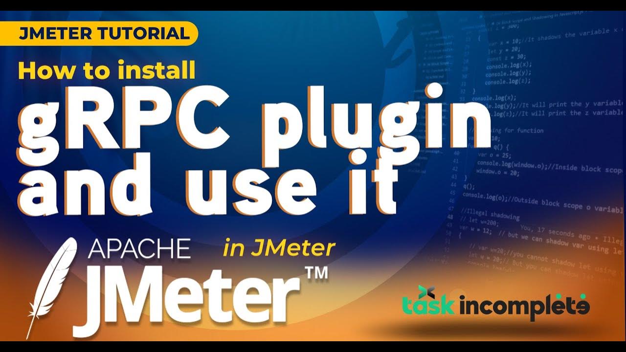 How to install gRPC plugin and use it in jmeter - YouTube