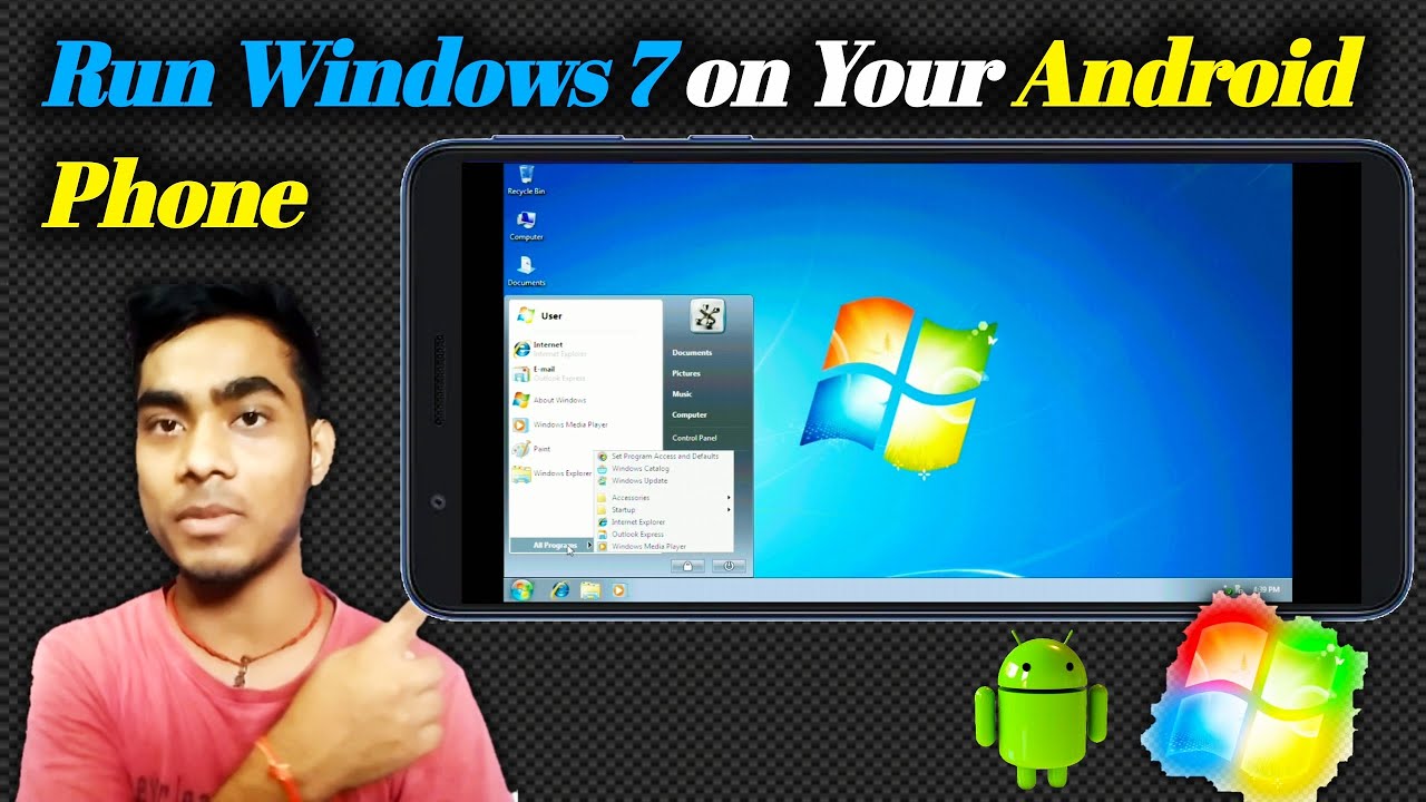 Run Windows 7 on Your Android phone || Tech MatriX || - YouTube