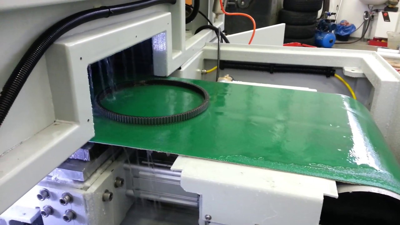 Linear deburring machine - DB400 /Deburring gear/ - YouTube