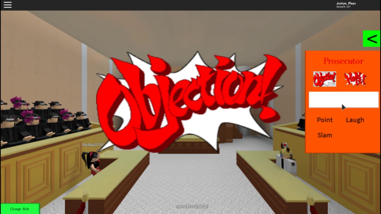 Spamming Objection (Ace attorney roblox) - YouTube