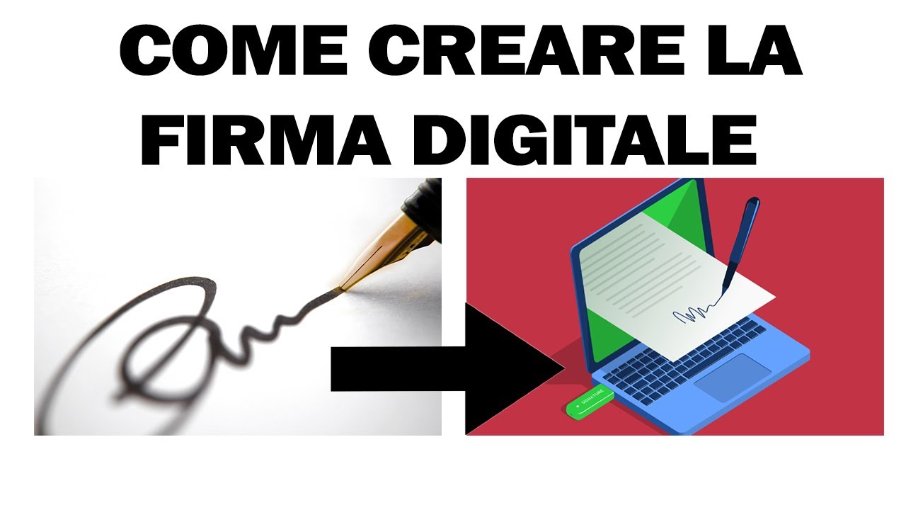 FIRMA DIGITALE: ecco come farla in modo semplice e veloce - YouTube