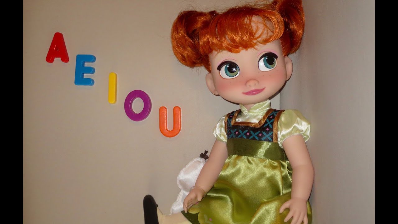 LAS VOCALES CON FROZEN STOP MOTION - YouTube