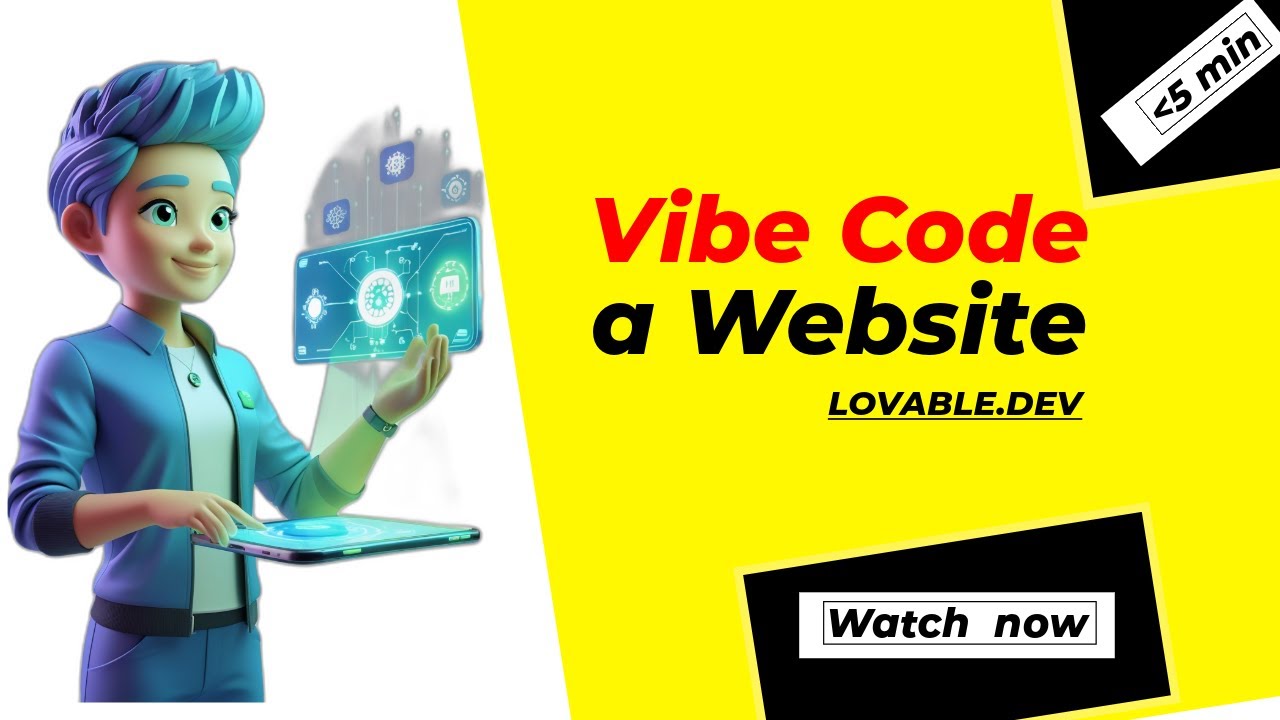 Build Any Website Instantly with AI | Lovable.dev Full Tutorial | #vibecoding - YouTube