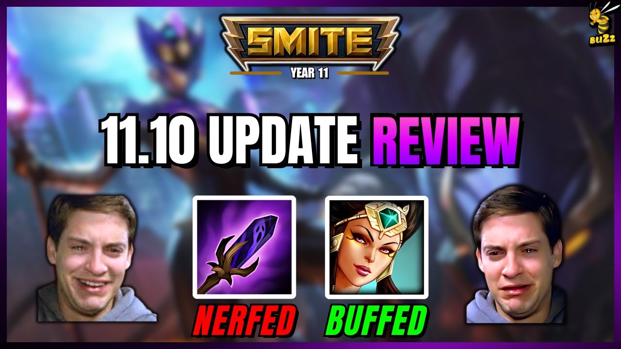 SO MANY NEW BUFFS! | 11.10 Patch Notes Update Review - Smite - YouTube