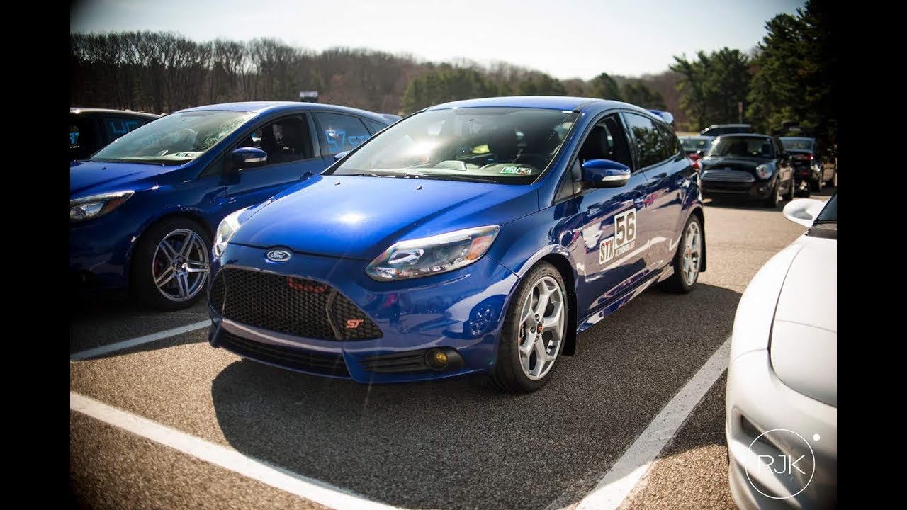 Focus ST Low Key Autocross Onboard - PittRace 5/13/17 - YouTube