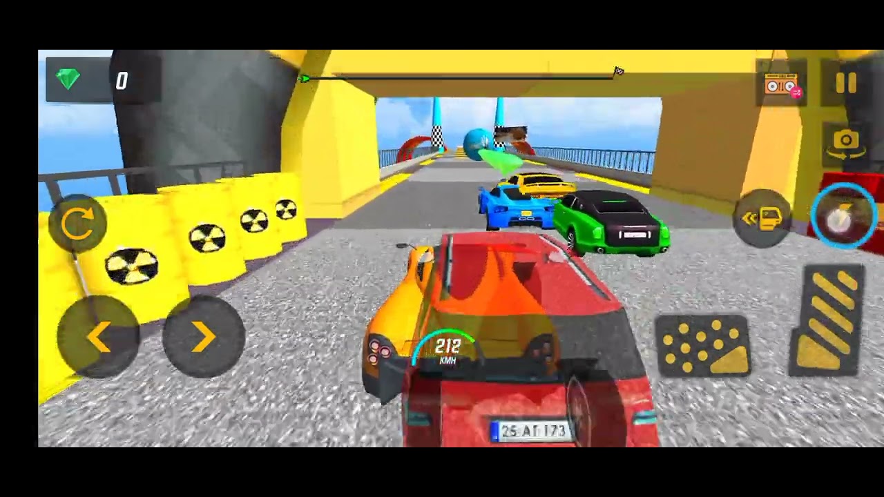 impossible car stunt game level 11 completed ,, mode 1 stunt racing ...