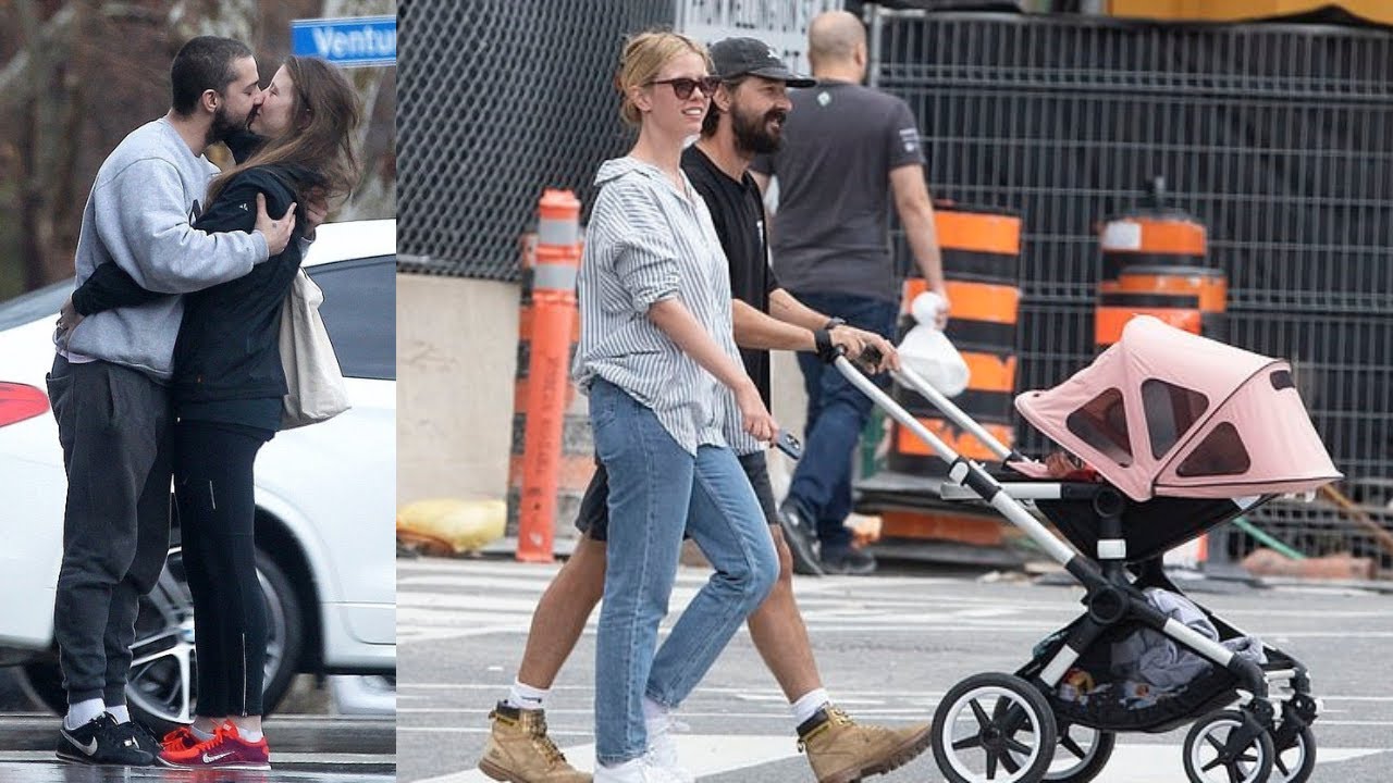 Shia LaBeouf and wife Mia Goth take a casual stroll around Toronto with ...