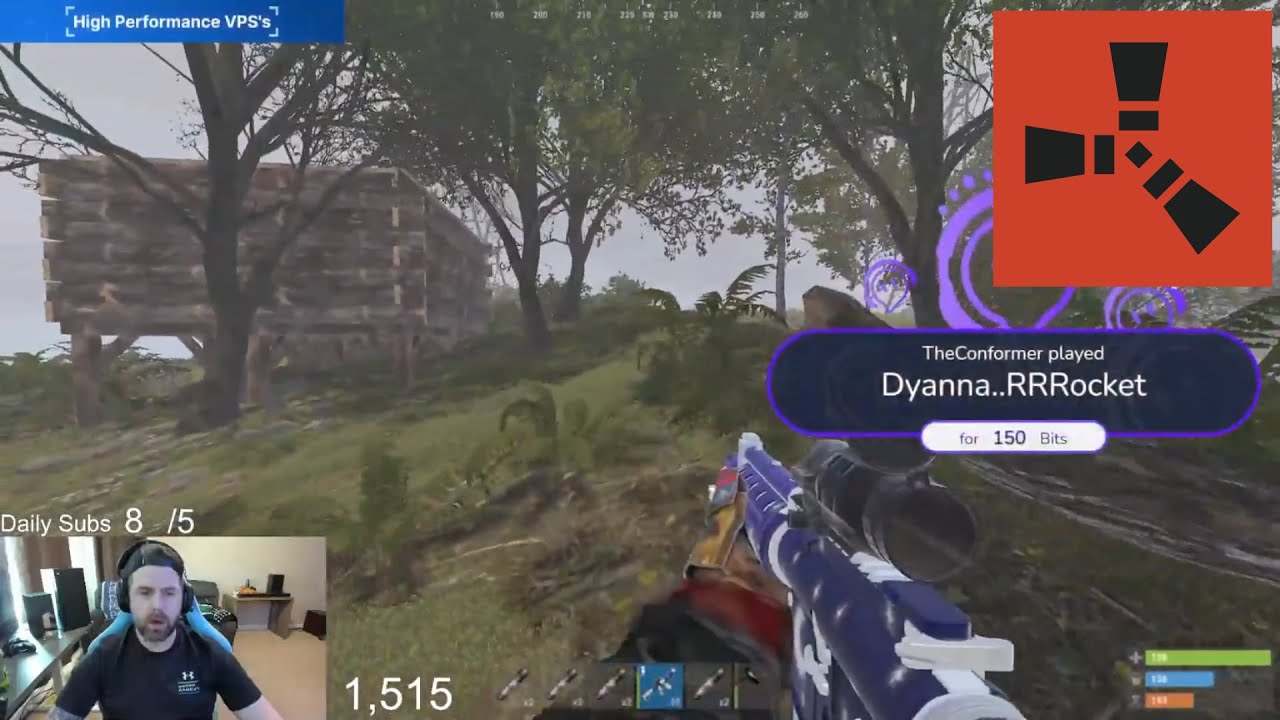 Rust streamer regrets sound alerts - YouTube