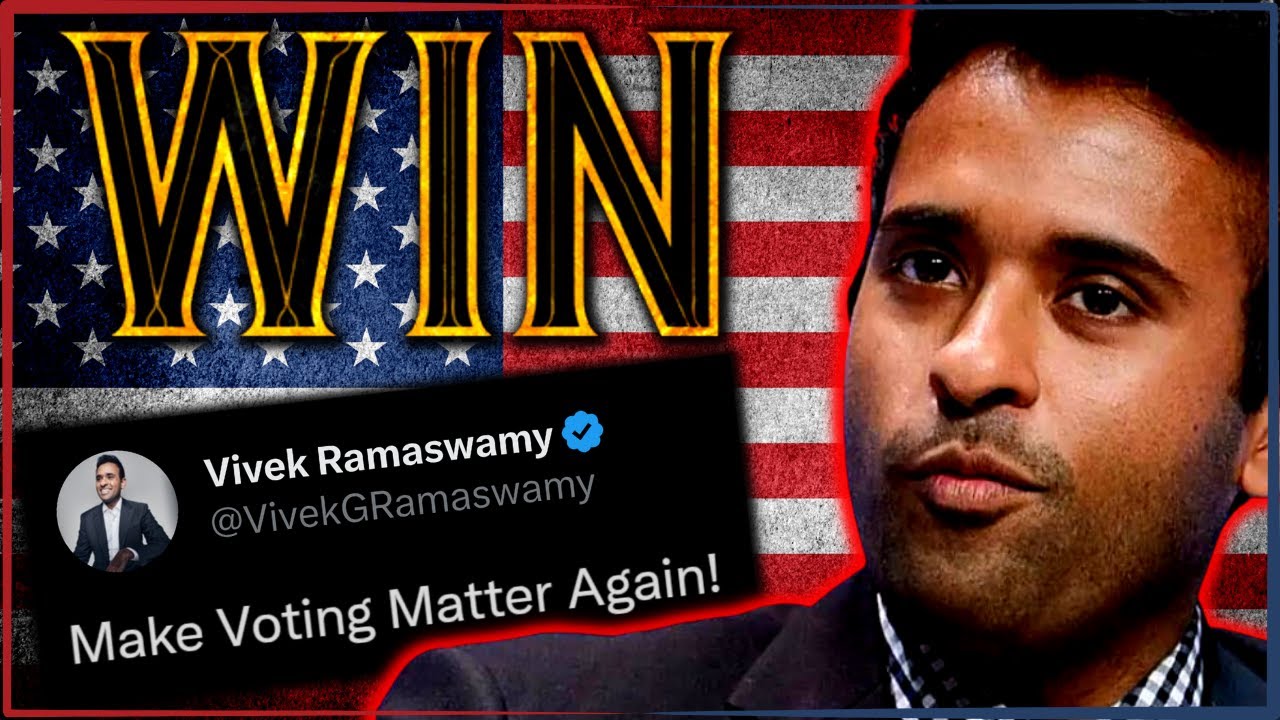 Vivek Ramaswamy Wants to RAISE the Voting Age to 25! Other GREAT Ideas to MAKE VOTING MATTER ...