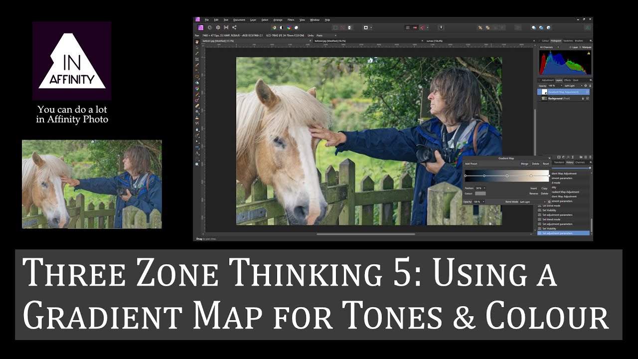 Three-Zone Thinking 5: Using a Gradient Map for Tones and Colour - YouTube