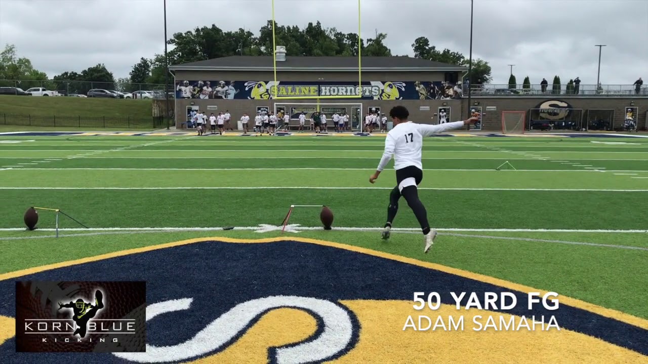 Adam Samaha | Kornblue Kicking - Ranked #1 in the class of 2023 - YouTube