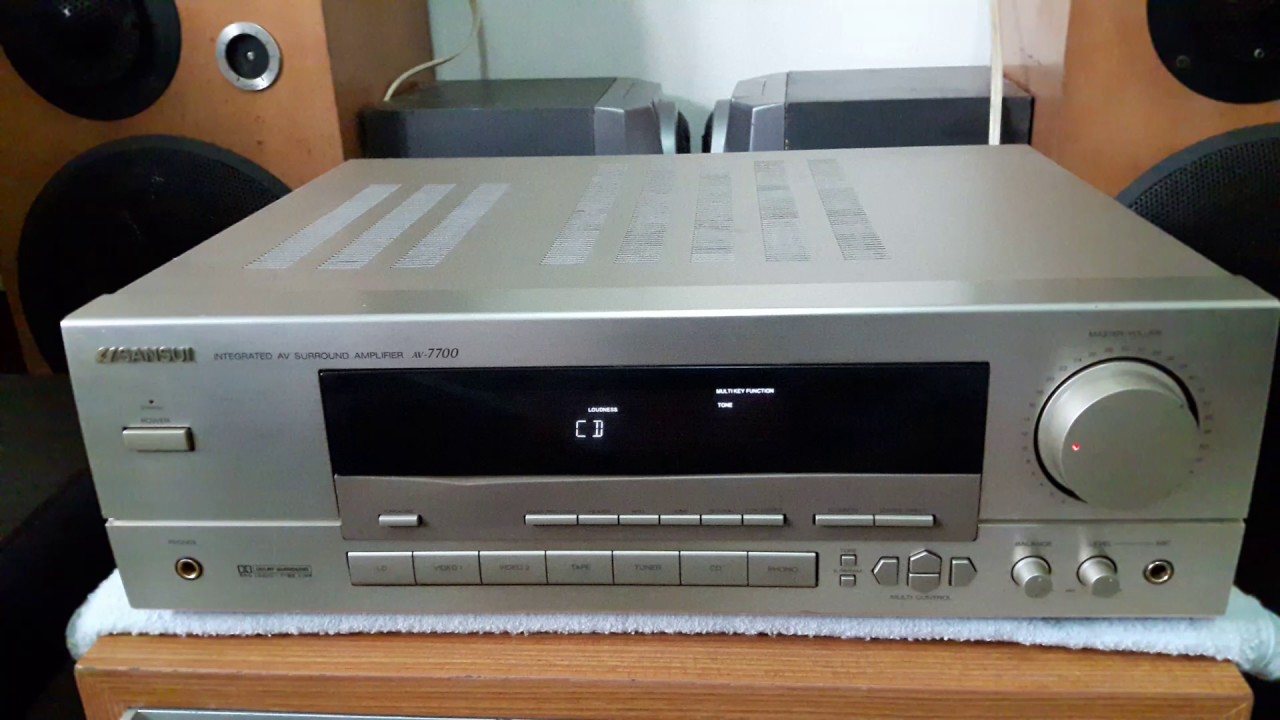 ทดสอบAV AMP เสียงดุดัน SANSUI JAPAN - YouTube