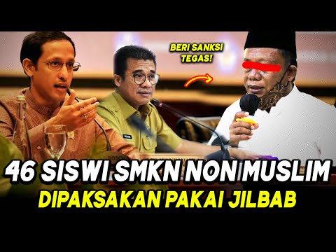 PECAT ‼️ PAKSA 46 SISWI NON-MUSLIM PAKAI JILBAB, C0P0T PAKSA OKNUM KEPALA SEKOLAHNYA🔥KETERLALUAN ‼️
