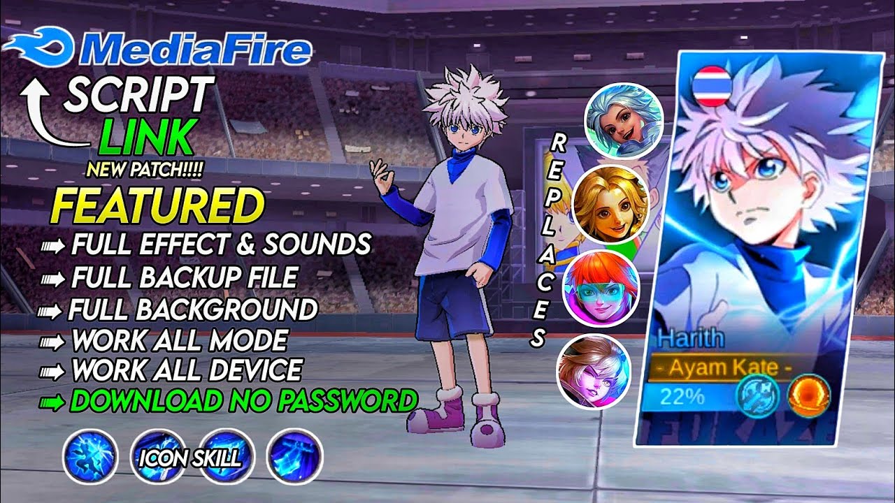 NEW!! Skin Harith Hunter X Hunter - Killua Zoldyck No Password Full ...