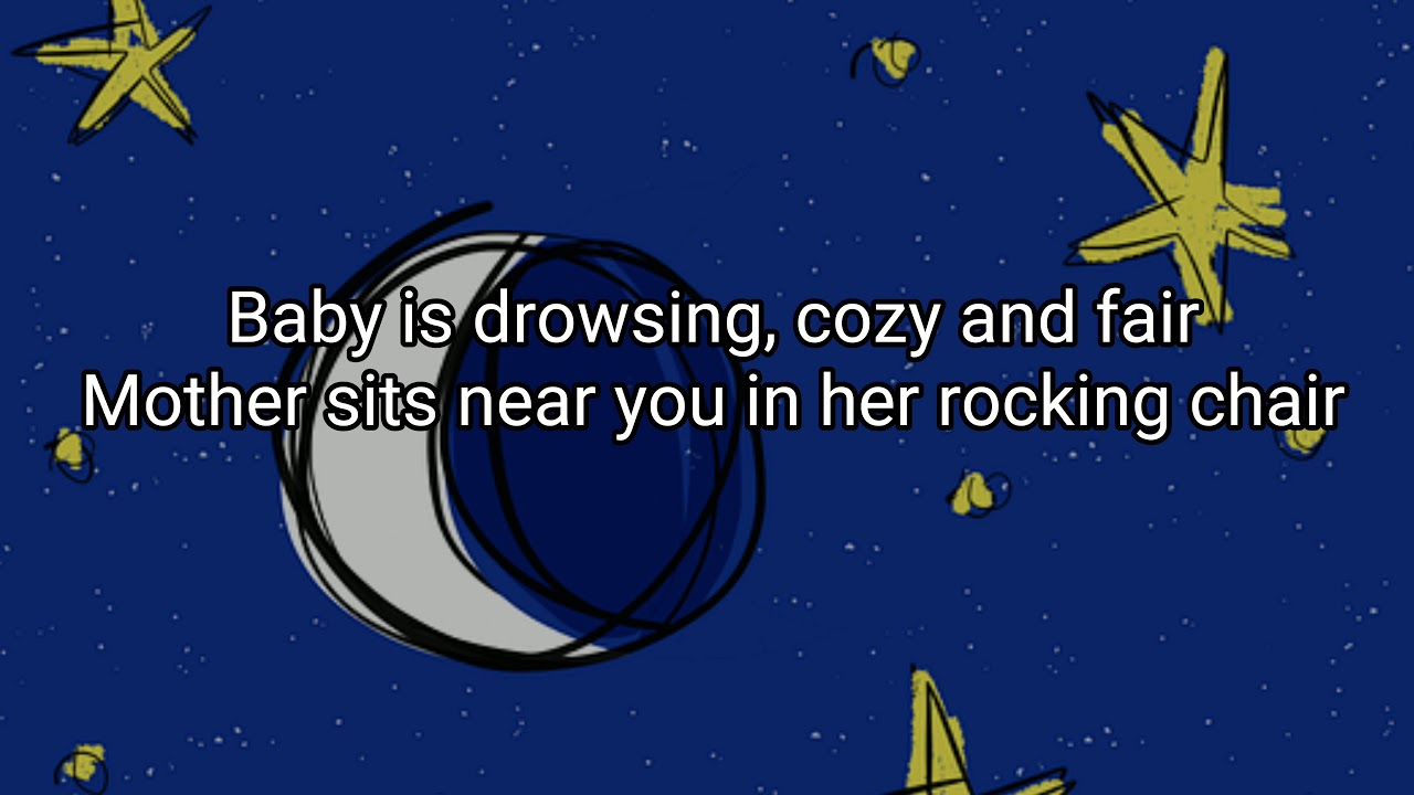 Rock-a-bye-baby nursery rhyme lyrics for learning (2020) - YouTube