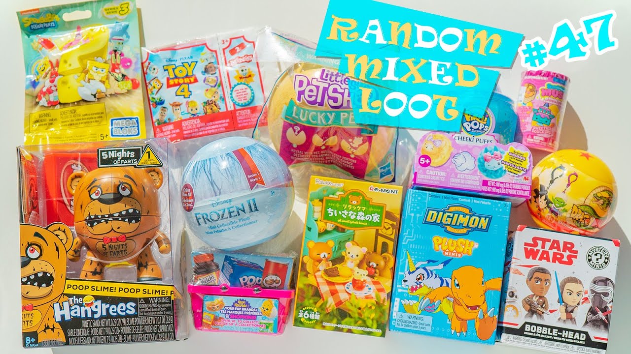 Random And Mixed Loot Opening Surprise Blind Bag Toys Unboxing #47 ...