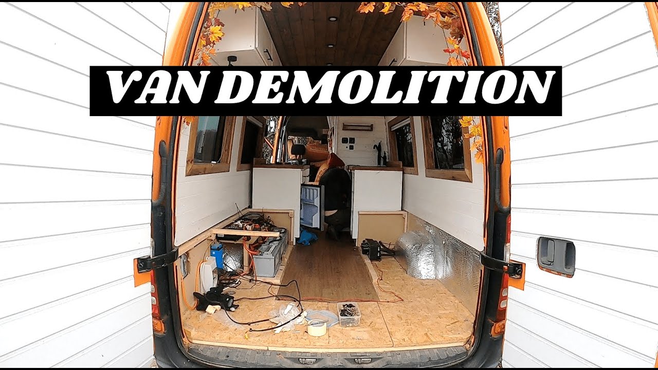 Van DEMOLITION | Ep.1 | Mercedes Sprinter Van Conversion - YouTube