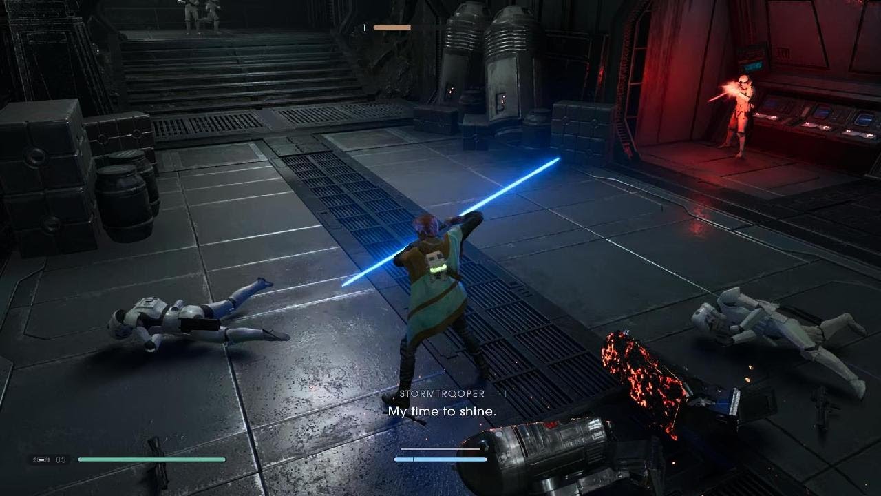STAR WARS Jedi: Fallen Order combat - YouTube