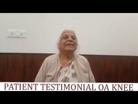 Patient Testimonial about her treatment of Arthritis (KNEE). Call ...