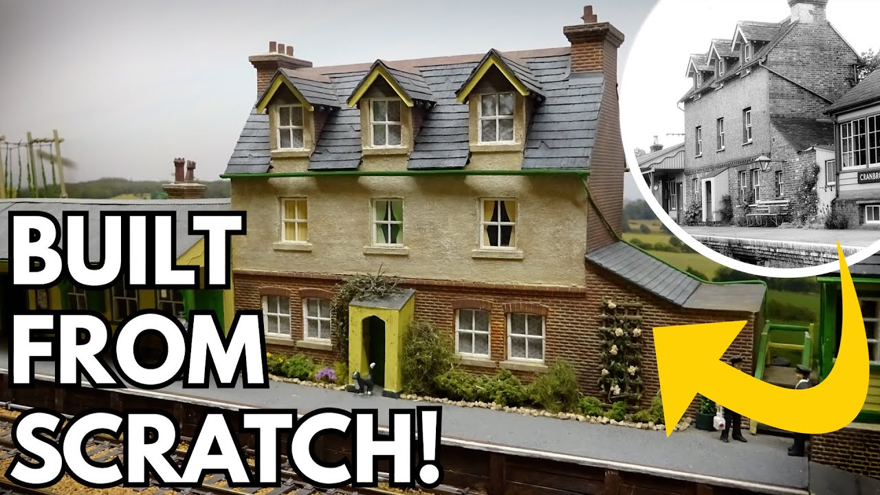 How I Scratchbuilt the Station Master's House | Model Railway Building ...