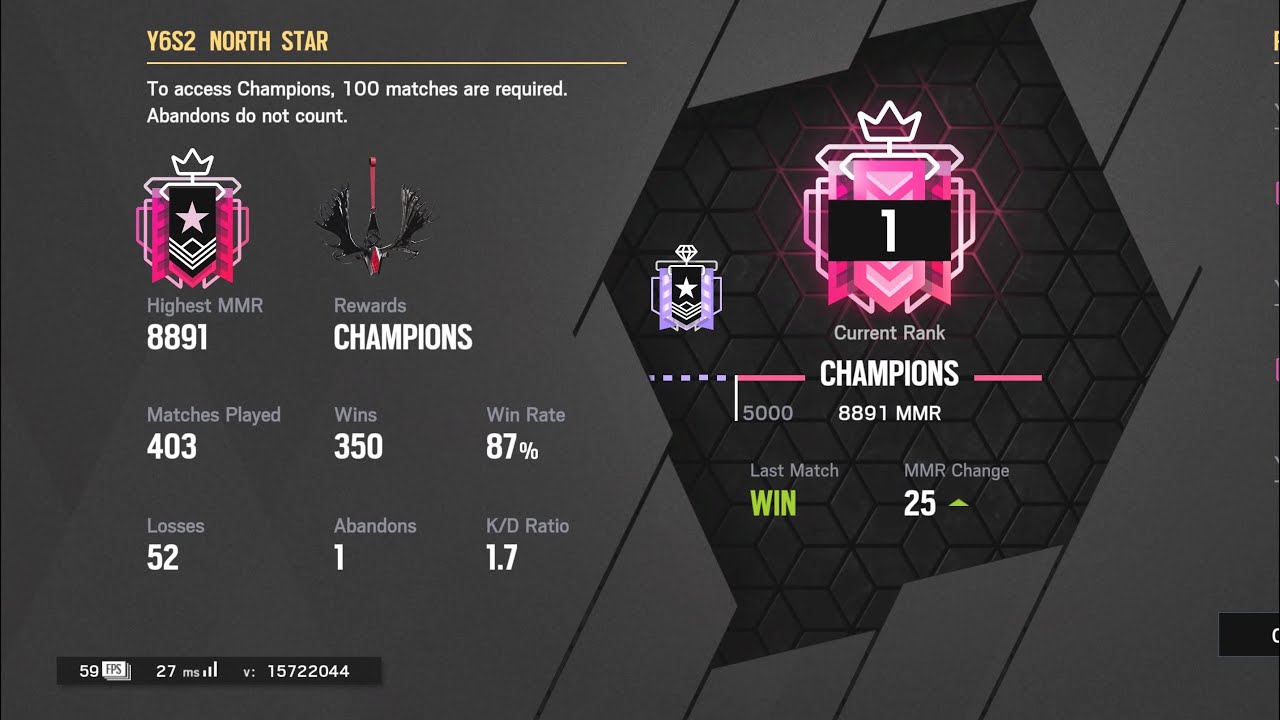 #1 *BEST* PS5 North Star CHAMPION EVER! - Rainbow Six Siege - YouTube