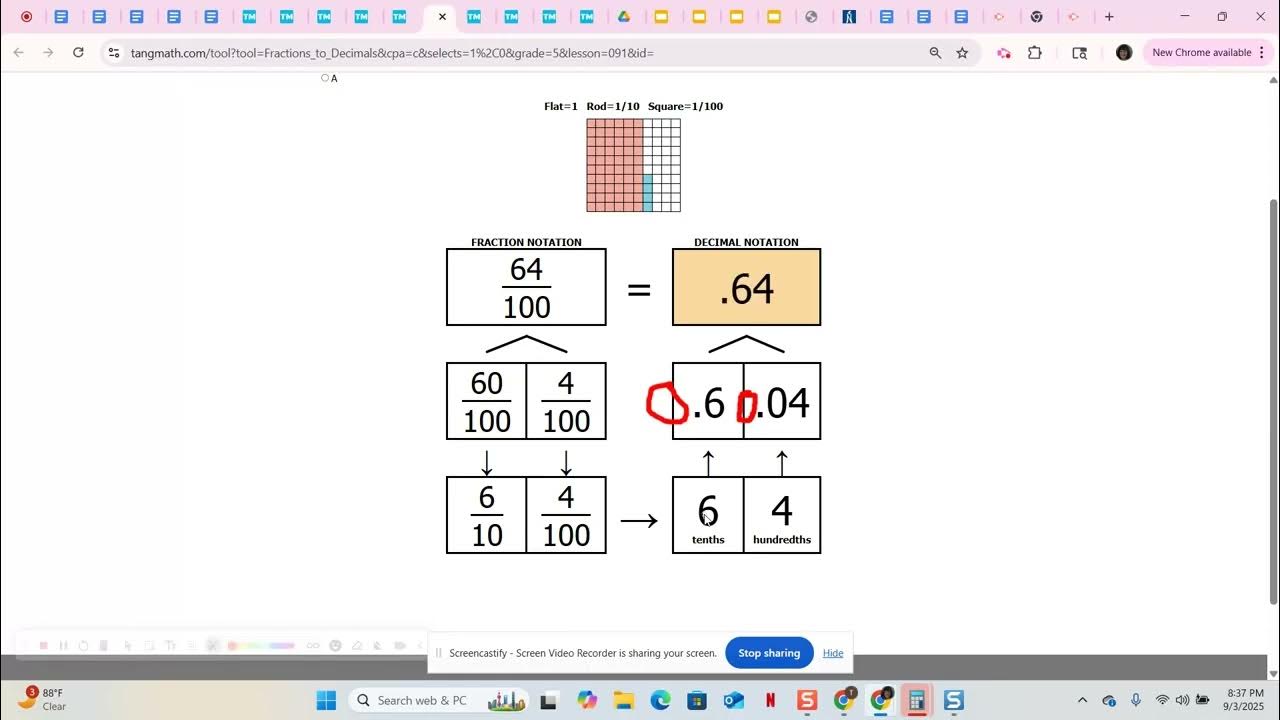 Fraction and Decimal Notation - YouTube