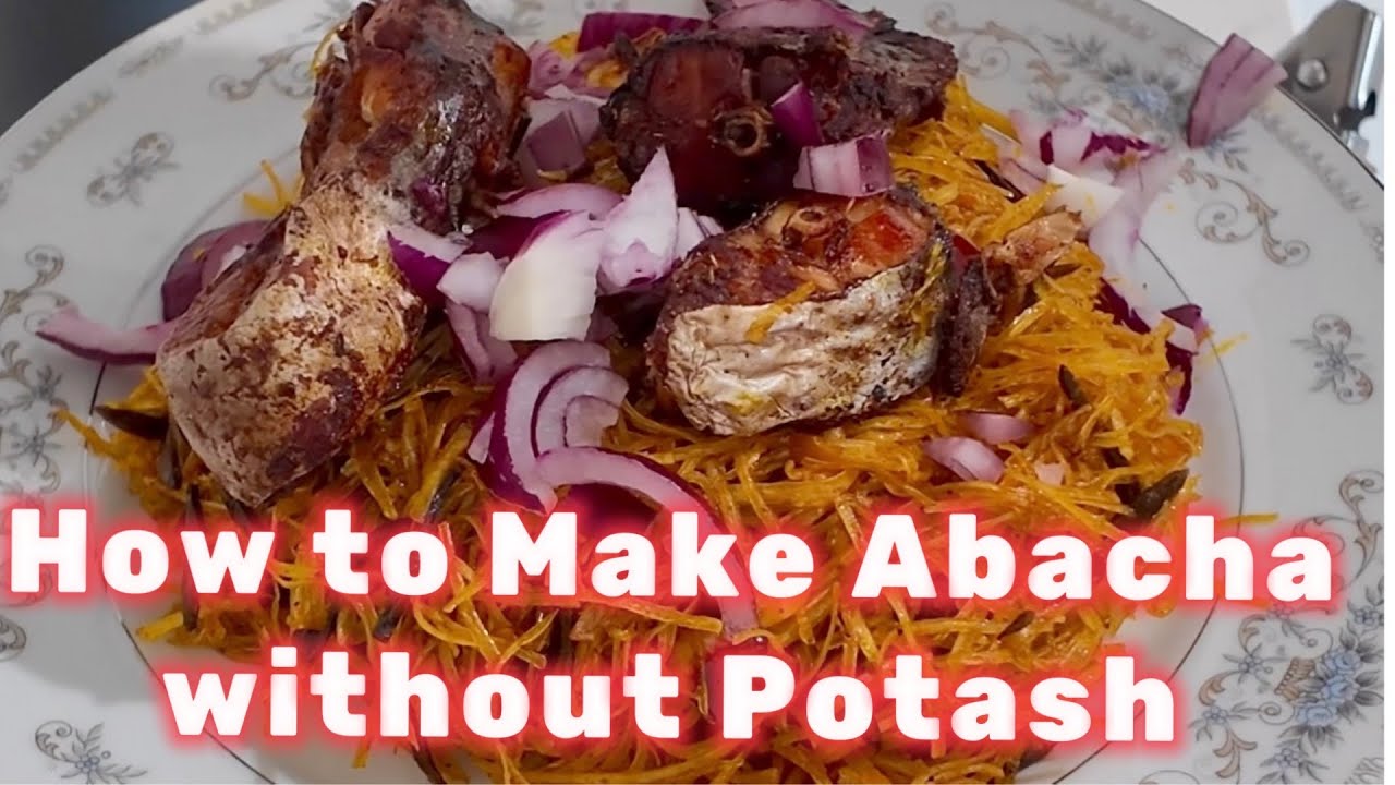 How to Make Abacha | African Salad | Easy Abacha Recipe Without Potash ...