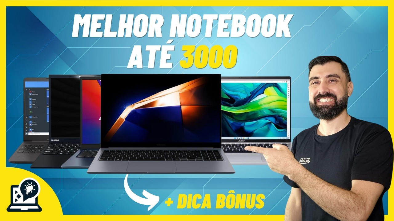 Qual notebook comprar até 3000 reais 2024 - YouTube