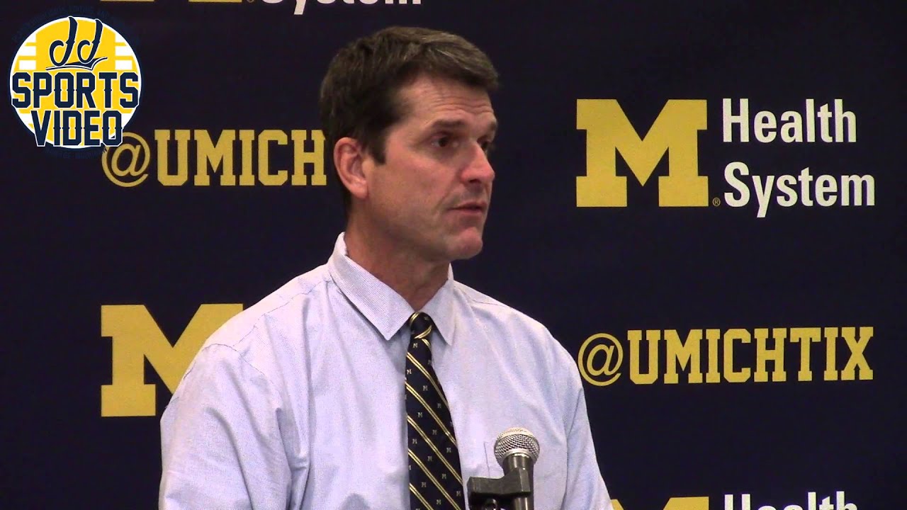 Jim Harbaugh National Signing Day Press Conference - YouTube