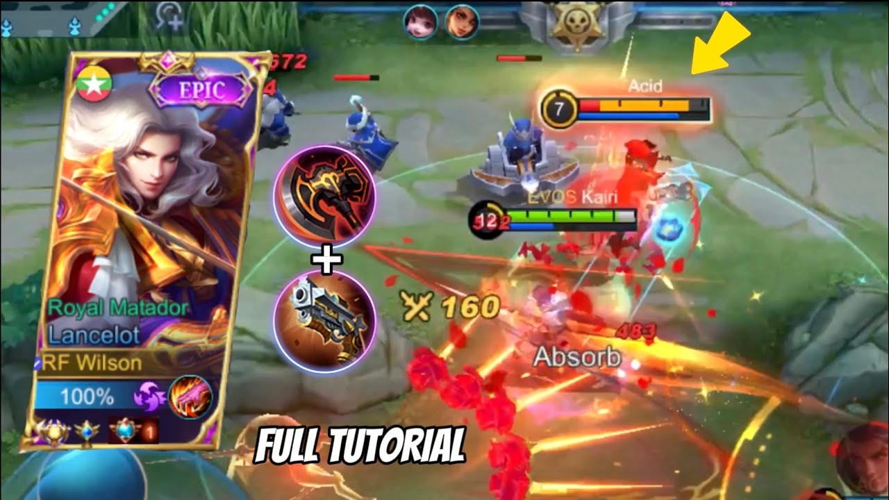 LANCELOT NEW DAMAGE HACK BUILD 2022 !! | EXPLAINED LANCELOT TUTORIAL 🔥 ...