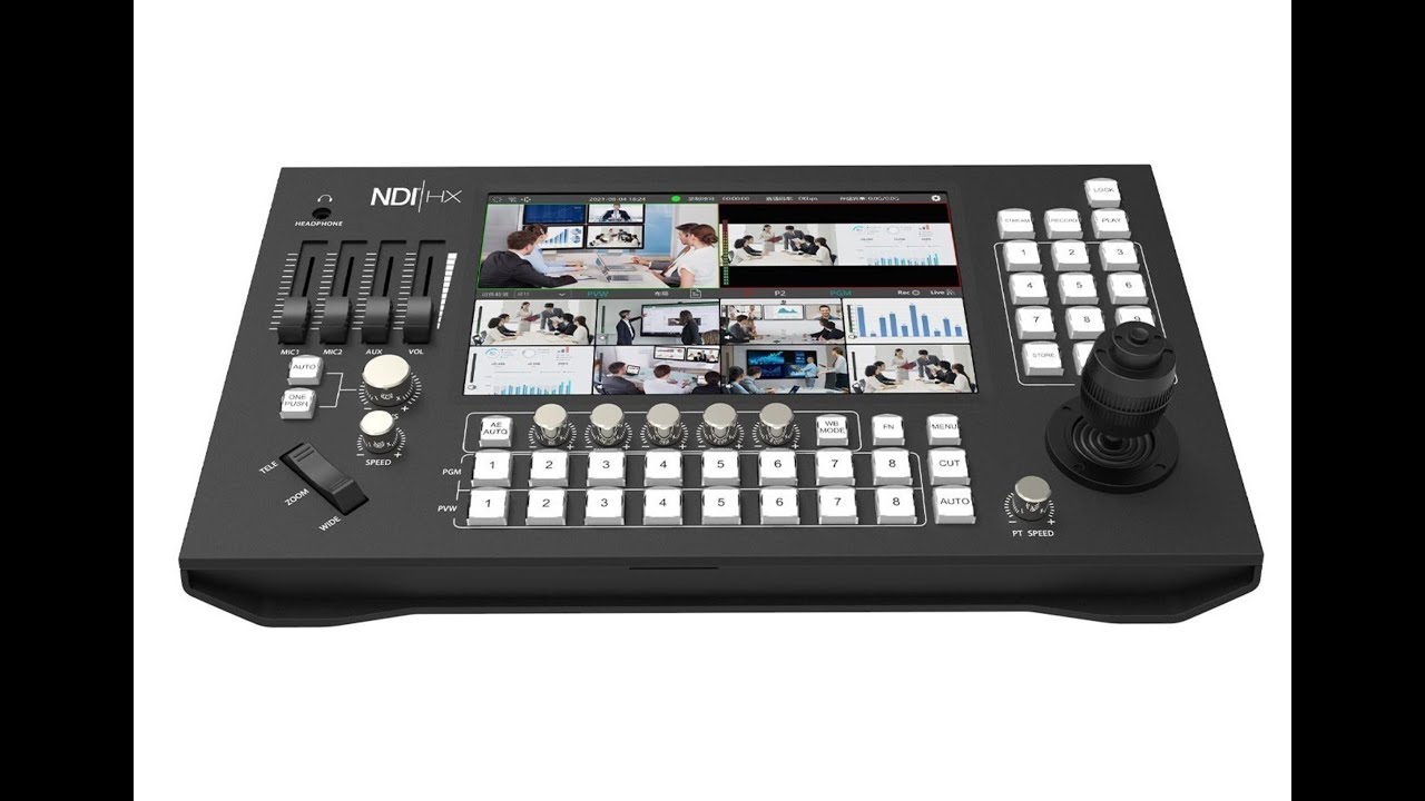 Best seller live production NDI switcher supports 8 NDI HX cameras ...