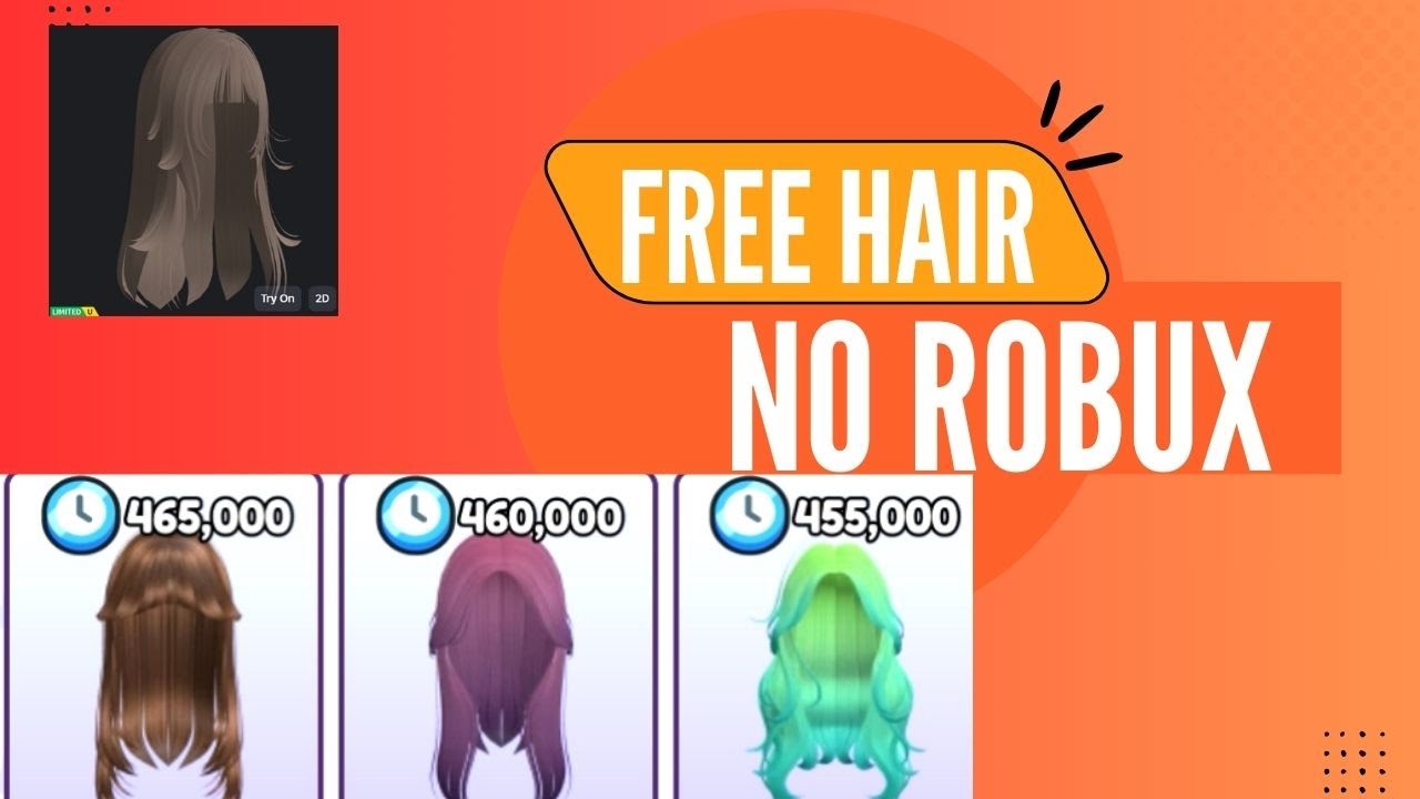 FREE HAIR WITH 0 ROBUX I GET YOUR HAIR BEFORE IT GETS SOLD OUT.. - YouTube